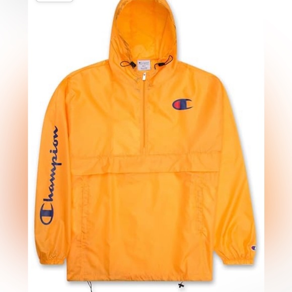 Champion | Tops | Champion Yellow Windbreaker | Poshmark